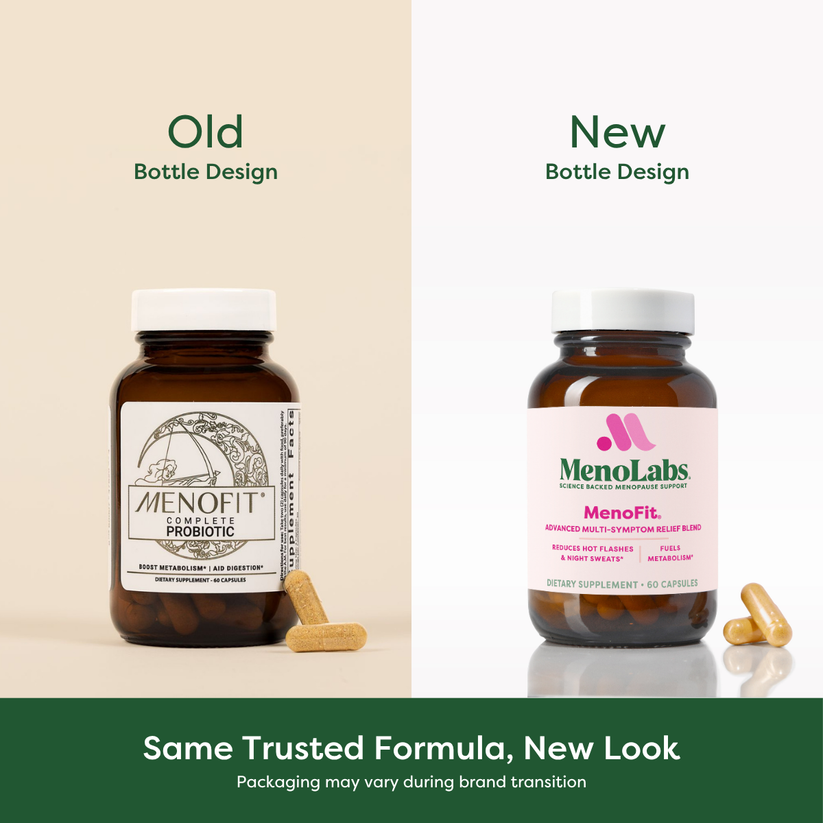 MenoFit Menopause Support for Hot Flashes, Night Sweats, & Metabolism ...