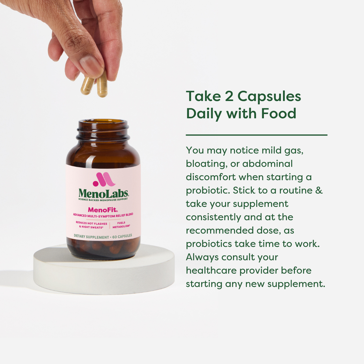 MenoFit Menopause Supplement for Hot Flashes & Metabolism | MenoLabs