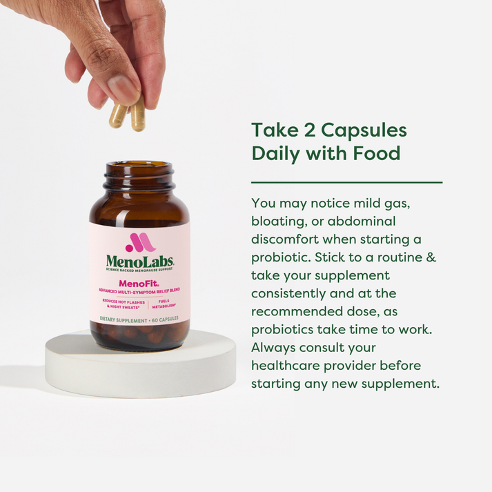 MenoFit Menopause Support for Hot Flashes, Night Sweats, & Metabolism ...