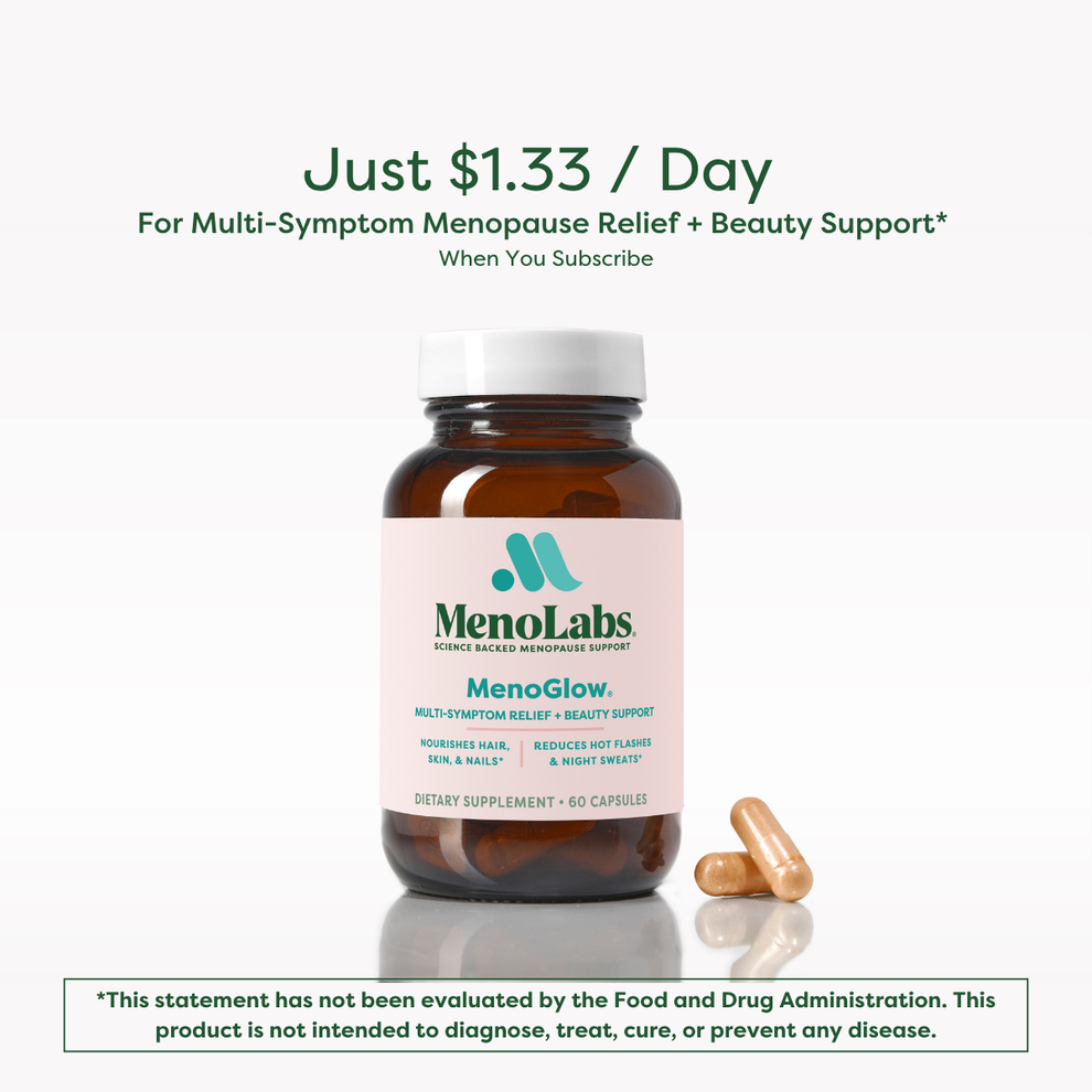 MenoGlow Menopause Relief Supplement + Beauty Support – MenoLabs