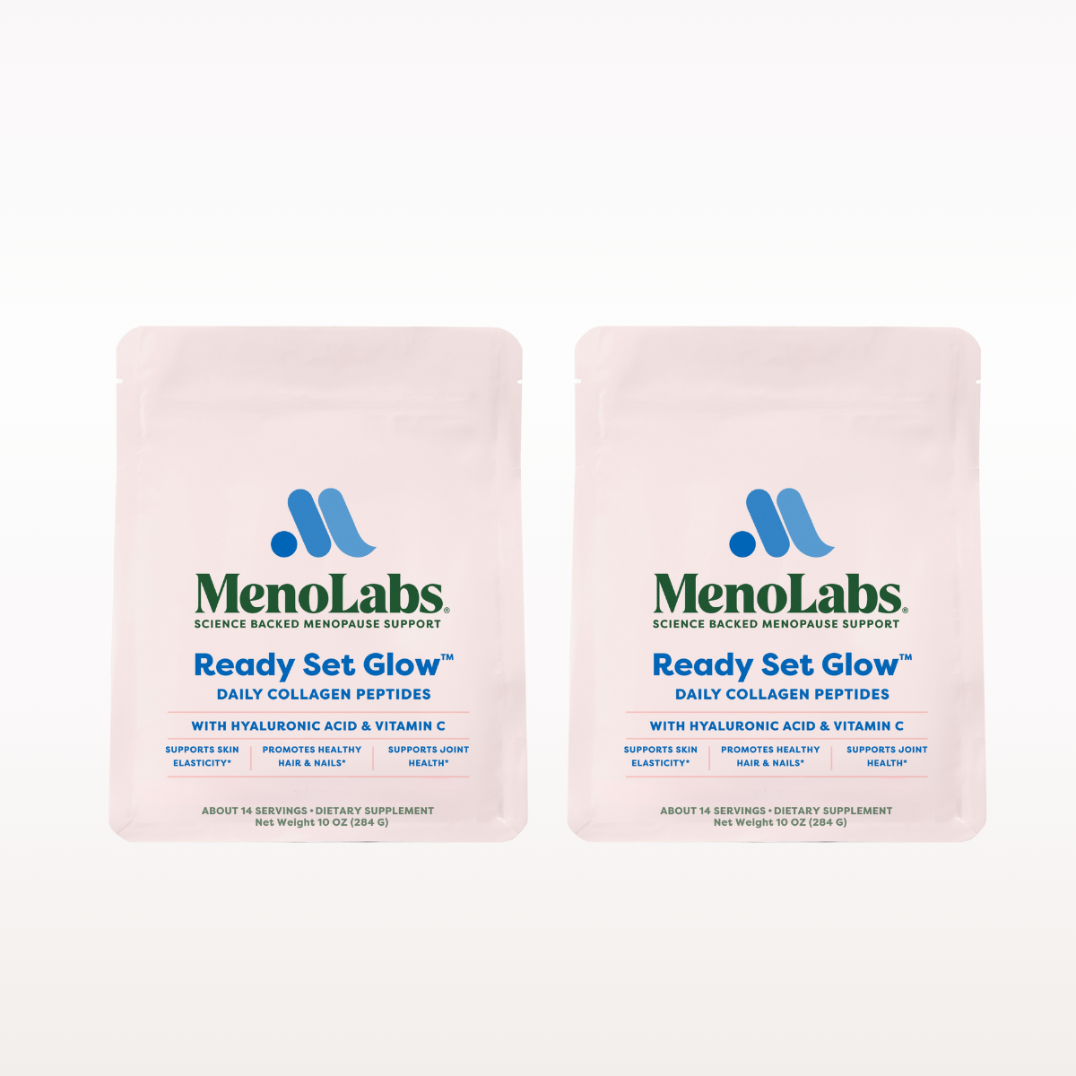 Ready Set Glow 2 Pack Collagen Powder + Hyaluronic Acid + Vitamin C – MenoLabs