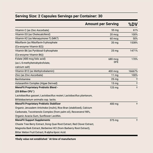 MenoFit Probiotic for Midlife Women's Health (90 Day 3-Pack) | MenoLabs